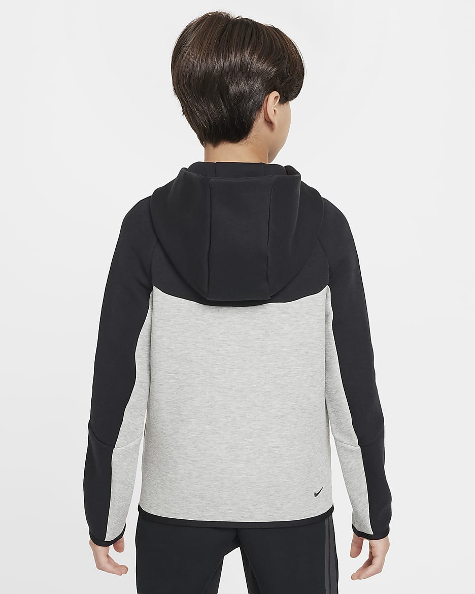 Nike Sportswear Tech Fleece Older Kids' Full-Zip Hoodie. Nike UK