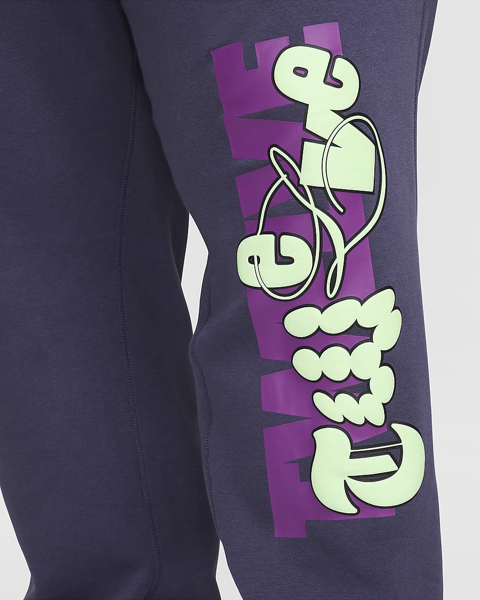 Ja Men's Fleece Basketball Jogger Trousers. Nike LU