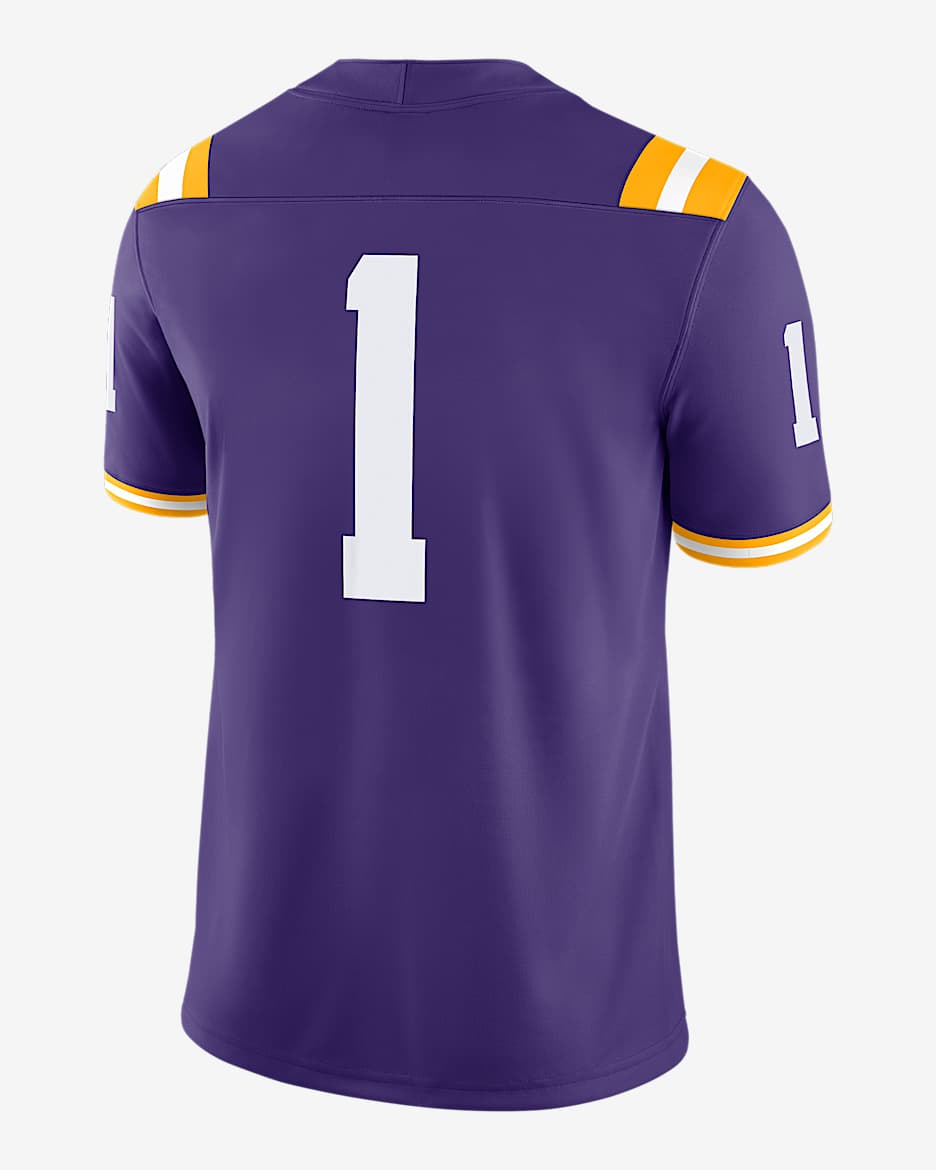 Jersey Game universitario Nike Dri-FIT para hombre de los LSU Tigers ...
