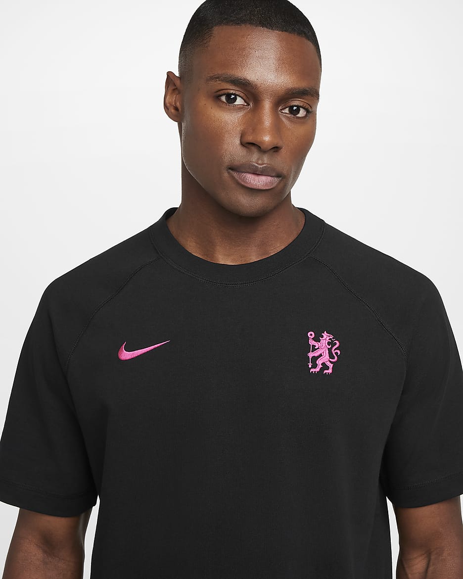 Chelsea F.C. Travel Third Men's Nike Football Short-Sleeve Top. Nike UK