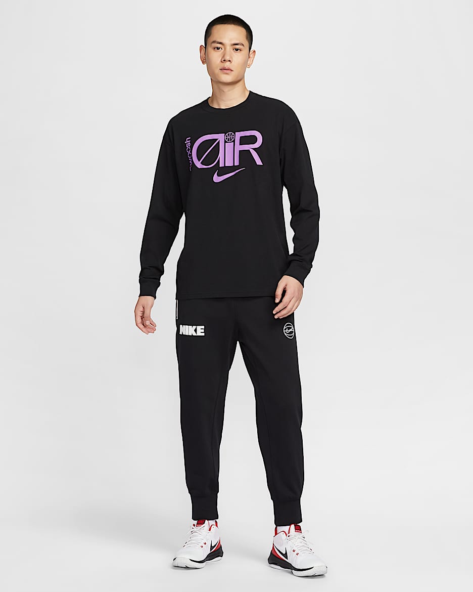 Nike Max90 Men's Long-Sleeve Basketball T-Shirt. Nike MY