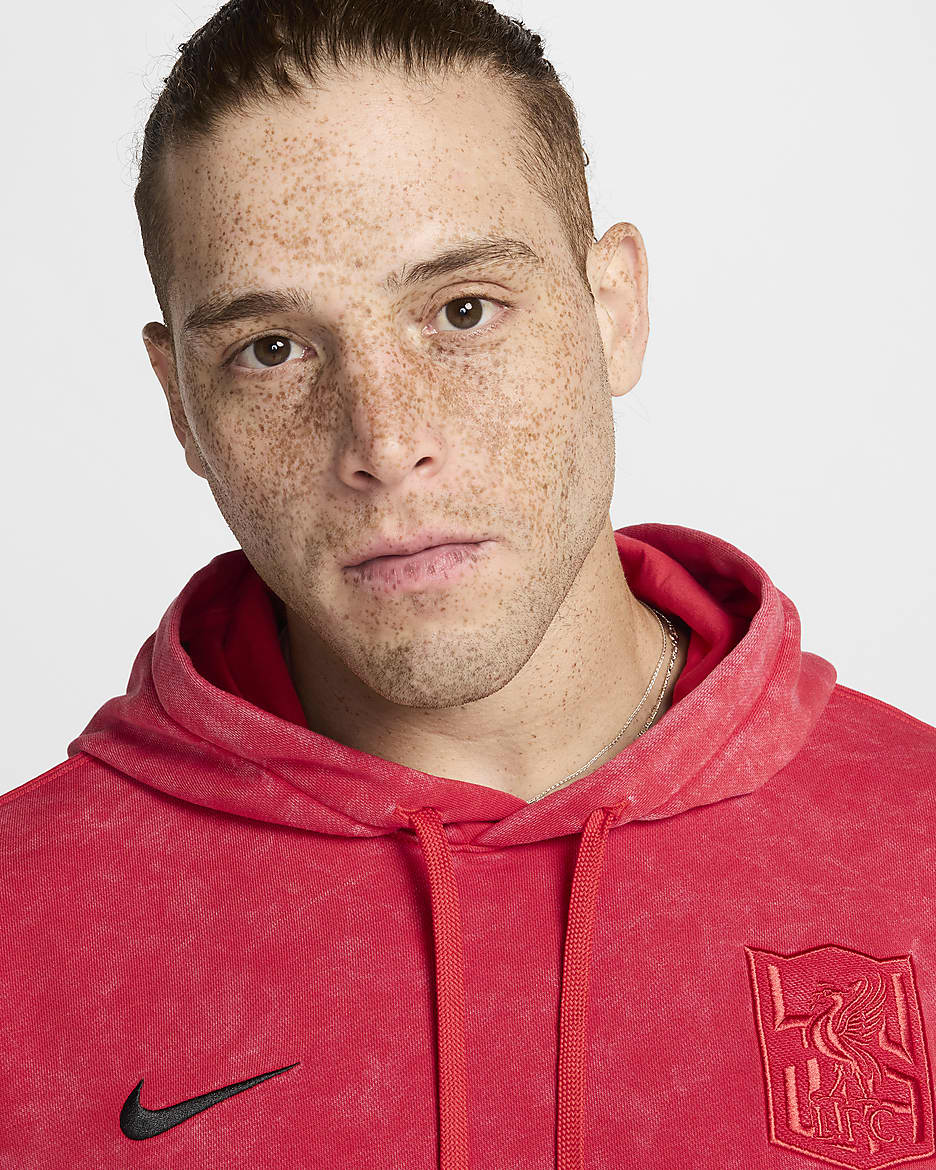 Liverpool F.C. Club Third Men's Nike Football French Terry Pullover ...