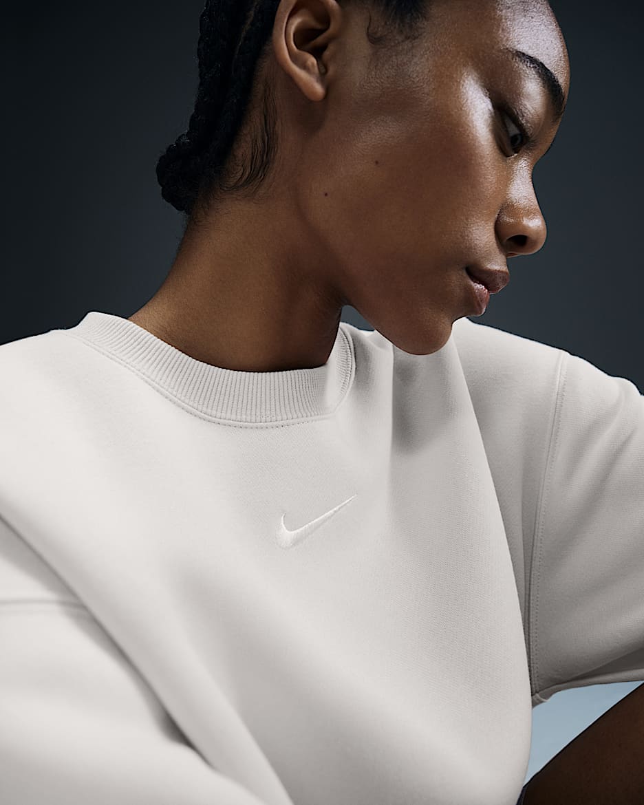 Nike Sportswear Phoenix Fleece Women's Oversized Crew-Neck Sweatshirt ...
