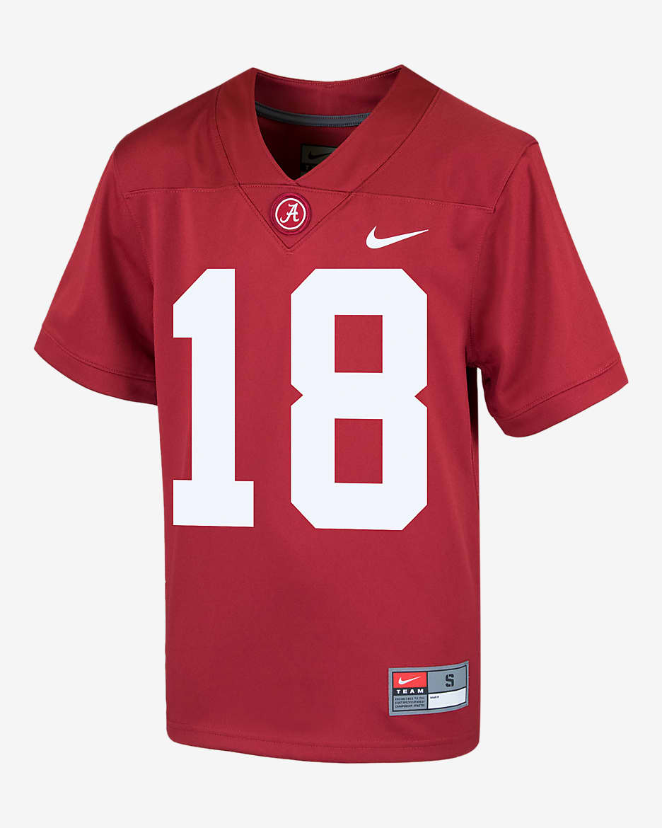 Alabama Big Kids' Nike College Football Replica Jersey. Nike.com