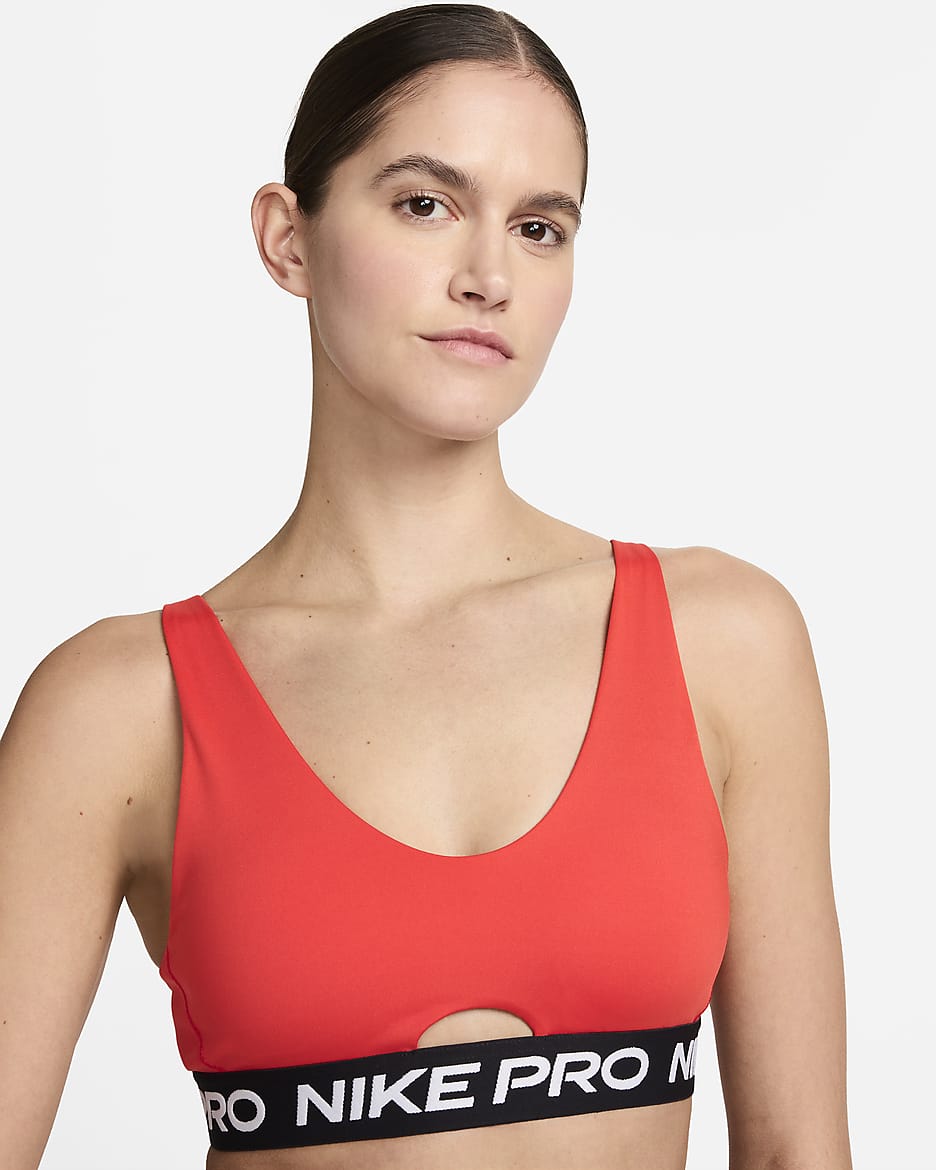 Nike Pro Indy Plunge Women's Medium-Support Padded Sports Bra. Nike UK