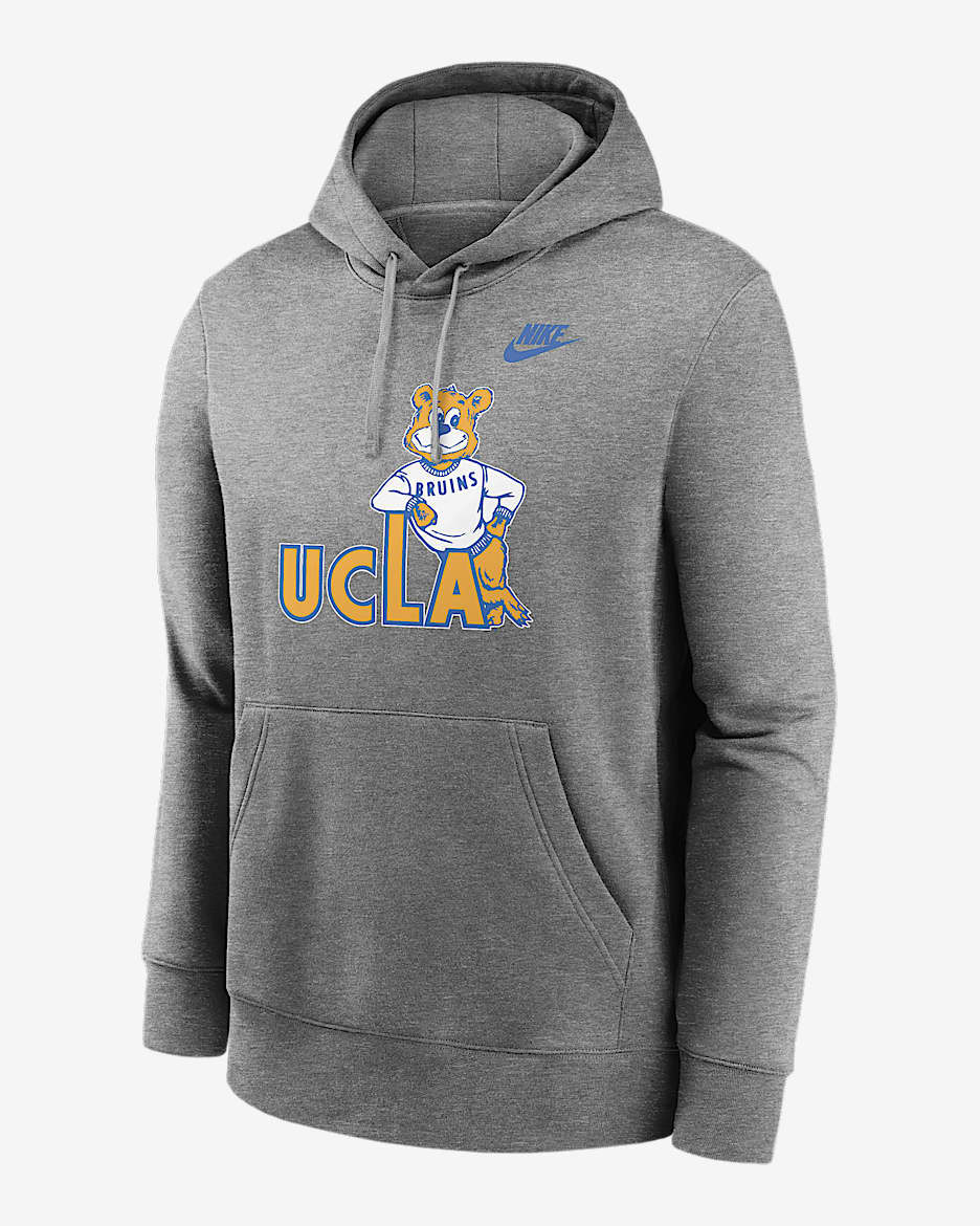UCLA Bruins Legacy Club Primary Logo Men's Nike College Pullover Hoodie ...