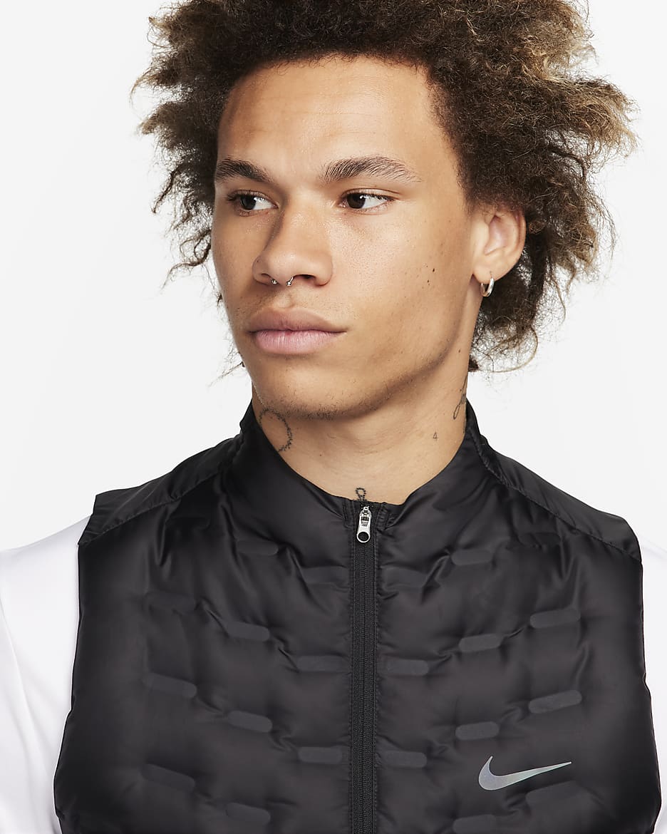 Nike Therma-FIT ADV Repel AeroLoft Men's Down Running Vest. Nike.com