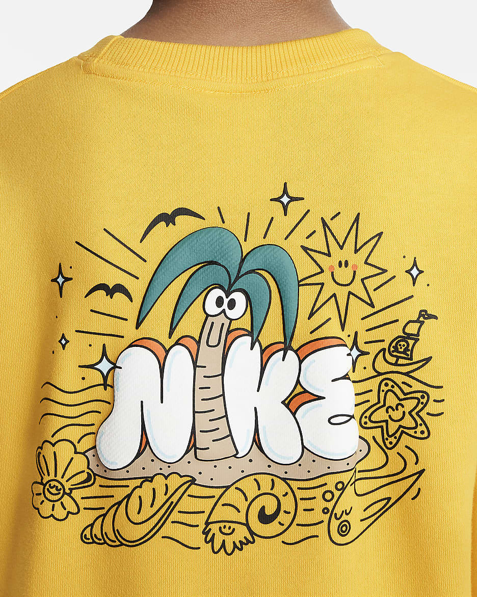 Nike Sportswear Create Your Own Adventure Little Kids' French Terry ...