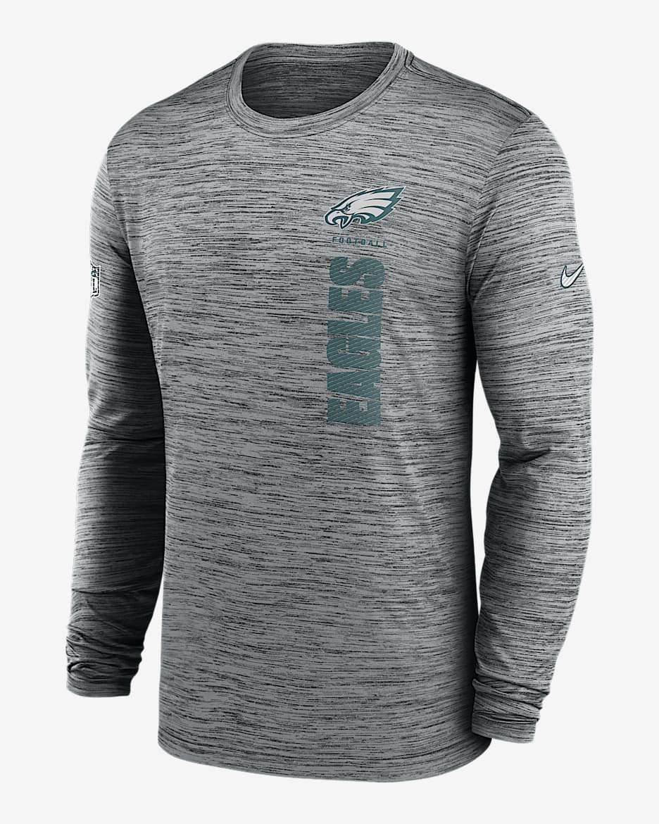 Playera de manga larga Nike Dri-FIT de la NFL para hombre Philadelphia ...