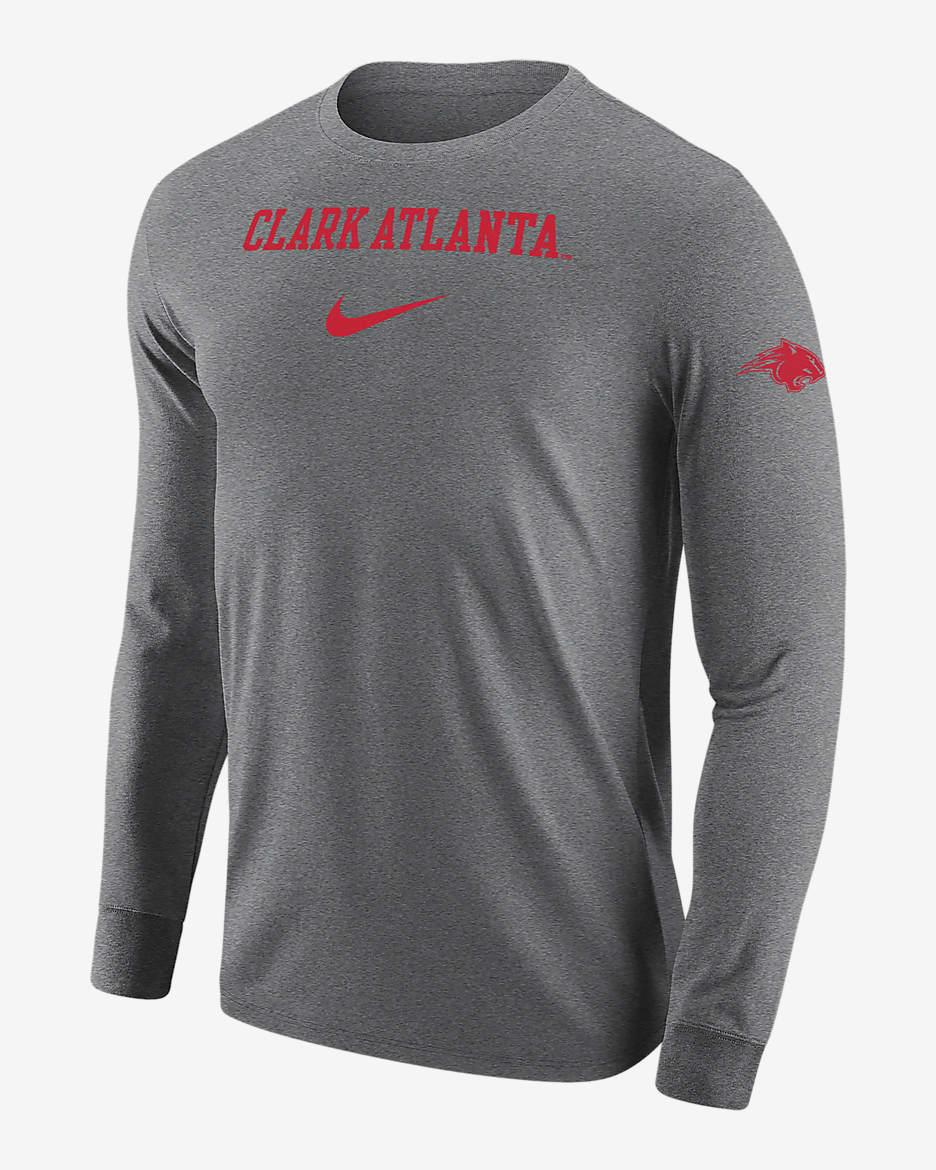 Clark Atlanta Mens Nike College Long Sleeve T Shirt
