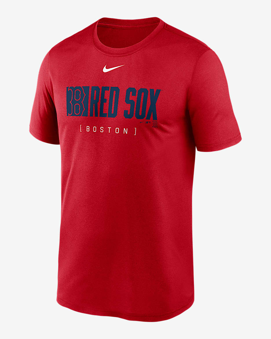 Playera Nike Dri-FIT de la MLB para hombre Boston Red Sox Knockout ...