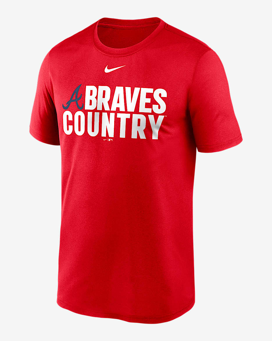 Atlanta Braves Local Legend Men's Nike Dri-FIT MLB T-Shirt. Nike.com