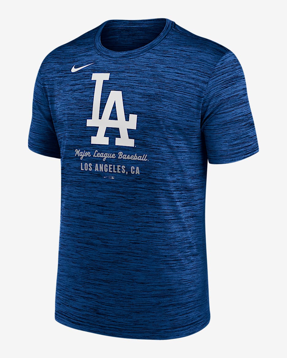 Los Angeles Dodgers Velocity Playera Nike Dri-FIT de la MLB para hombre ...