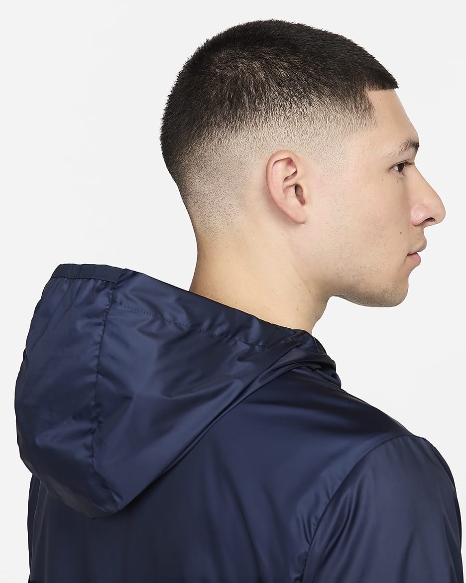 USMNT Academy Pro Men's Nike Soccer Hooded Rain Jacket. Nike.com