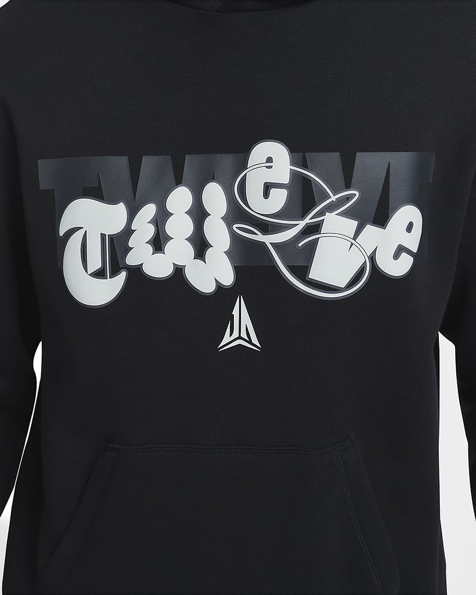 Ja Men's Club Fleece Basketball Hoodie. Nike JP