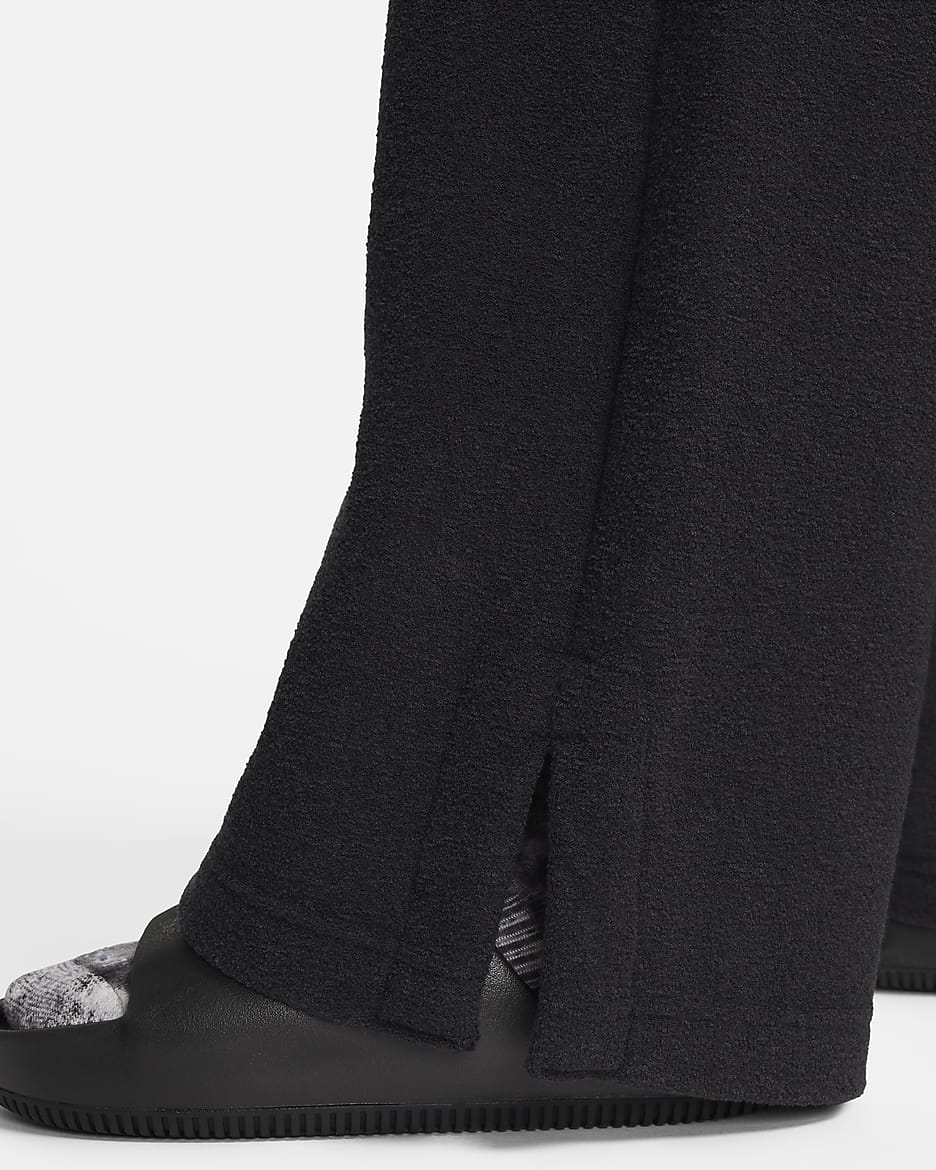 Nike Sportswear Phoenix Plush Womens High Waisted Wide Leg Cozy Fleece