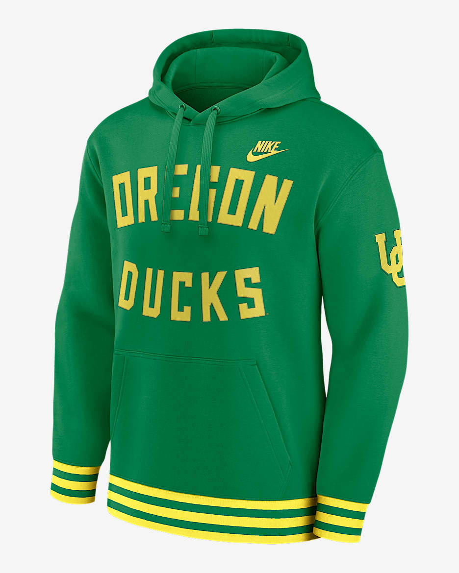 Sudadera con gorro sin cierre universitaria Nike para hombre Oregon Ducks Legacy Retro. Nike.com