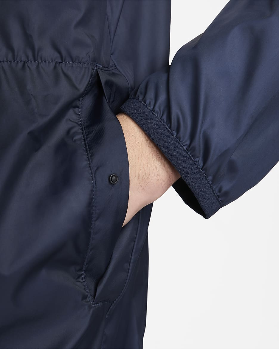 USMNT Academy Pro Men's Nike Soccer Hooded Rain Jacket. Nike.com