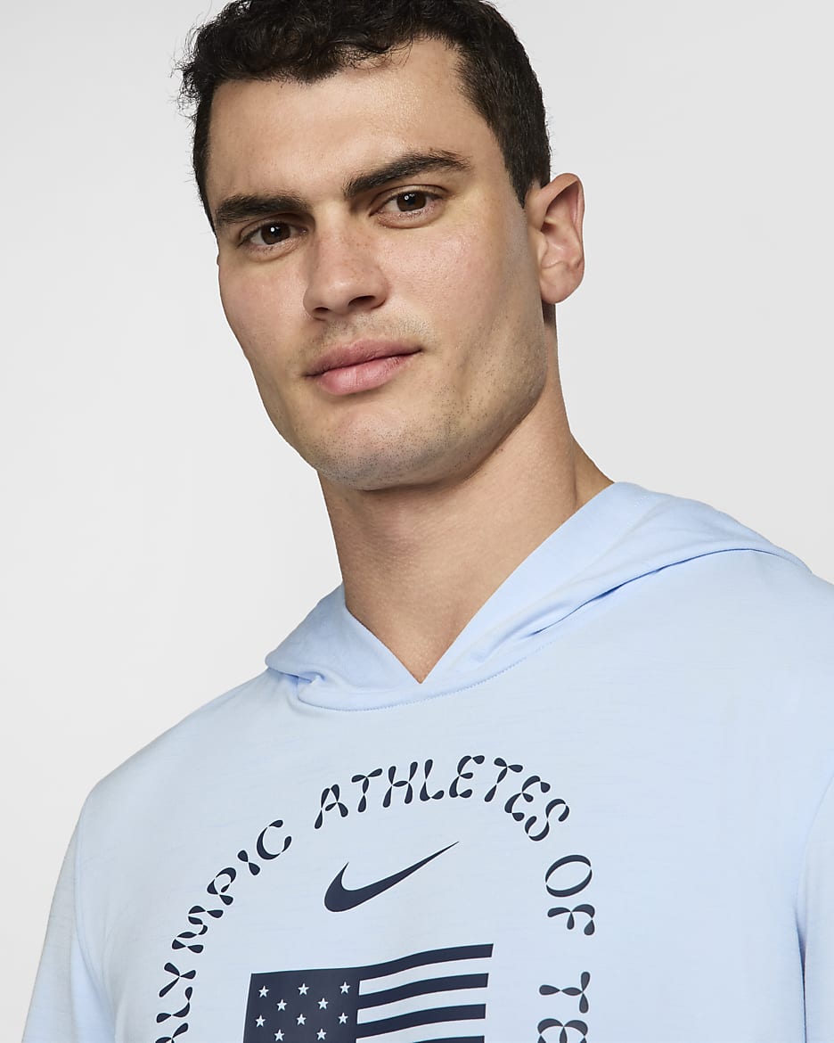 USA Restore Men's Nike Dri-FIT Yoga Lightweight Hoodie. Nike.com