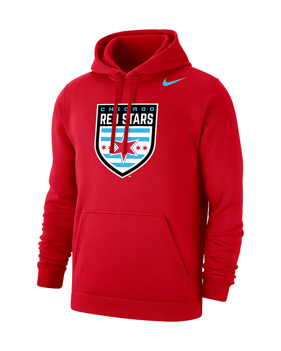 Chicago Red Stars Club Fleece Men's Nike Soccer Hoodie. Nike.com
