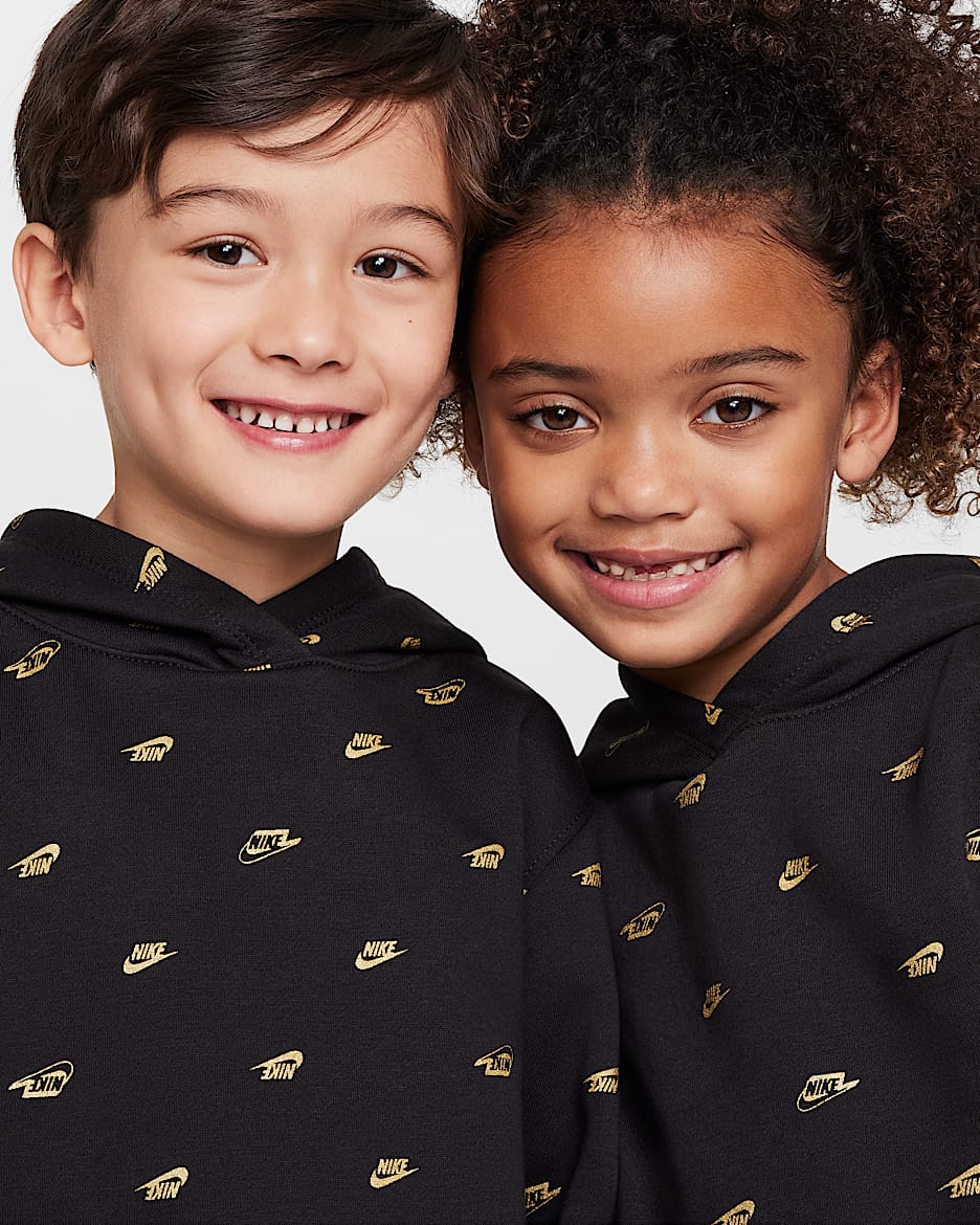 Nike Sportswear Powder Play Younger Kids' Fleece Pullover Hoodie and Trousers Set. Nike UK