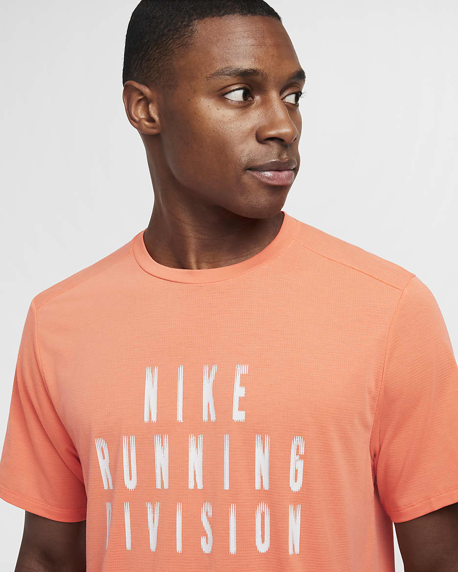 Nike Rise 365 Running Division Men's Dri-FIT Short-Sleeve Running Top ...