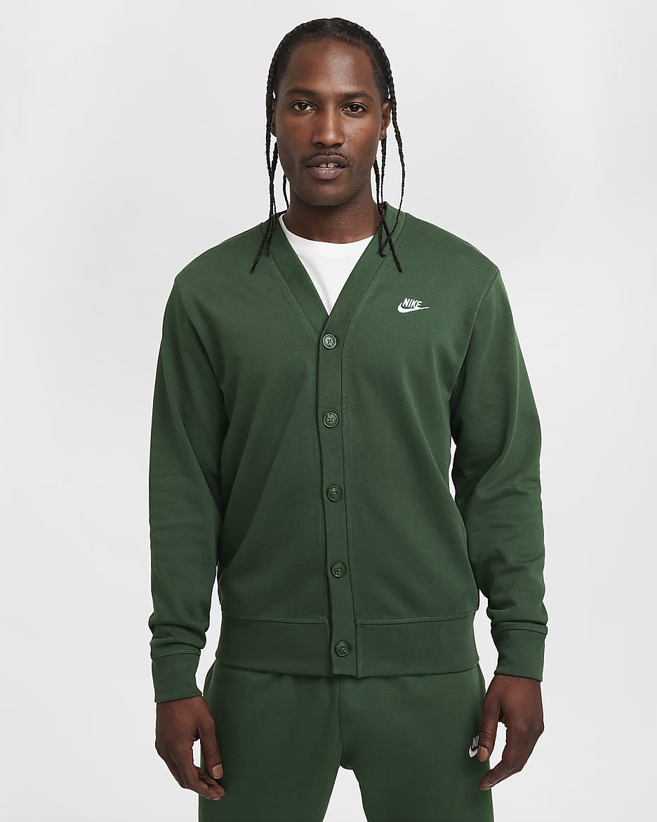 Nike Club Men's Knit Fairway Cardigan. Nike UK