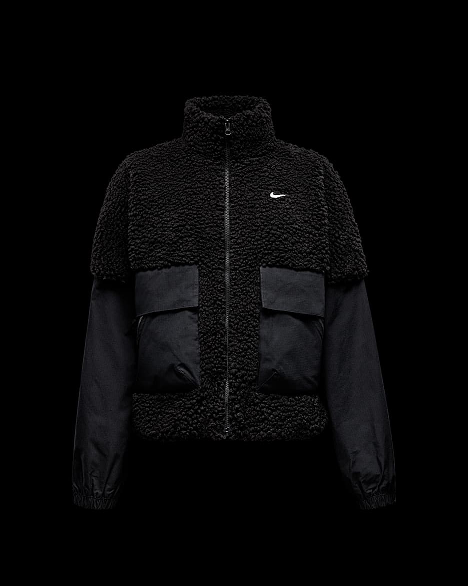 Nike Sportswear Essential Women's Oversized Cosy Jacket. Nike BG