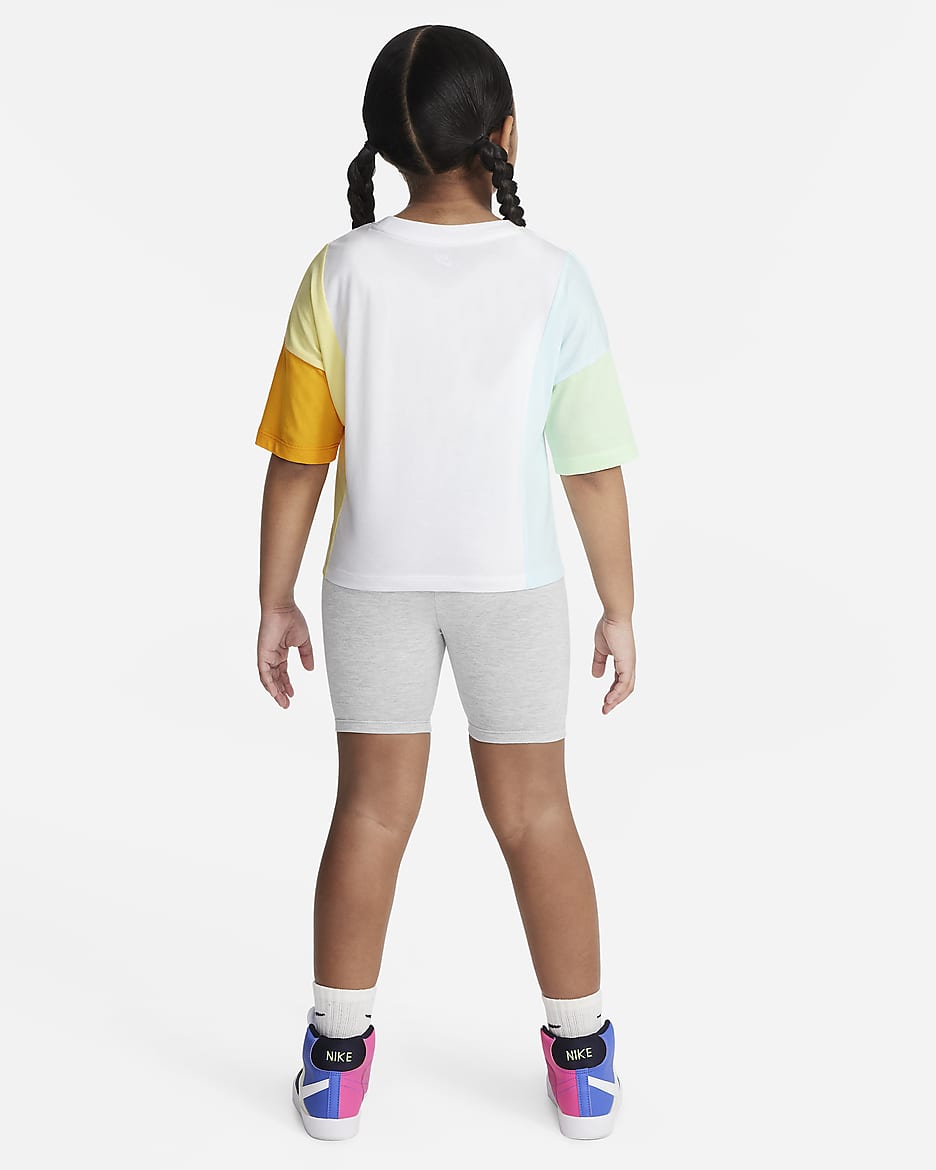 Nike KSA Little Kids' Bike Shorts Set. Nike.com