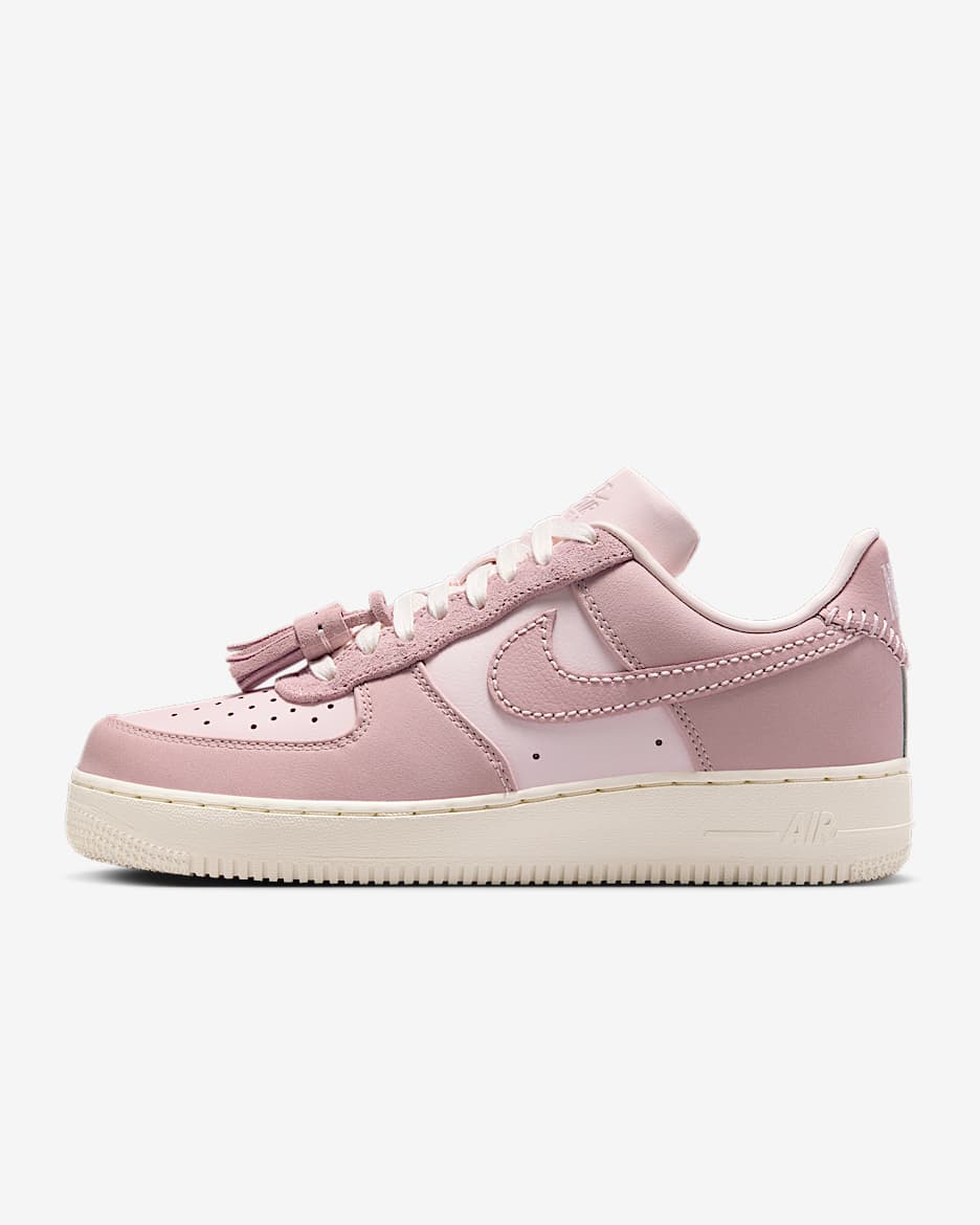 Nike Sportswear Nike Air Force Rood Roze Custom Nike Air Force lage ...