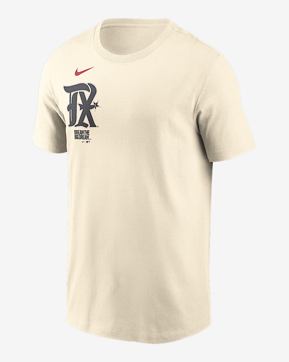 Texas Rangers City Connect Wordmark Men's Nike MLB T-Shirt. Nike.com