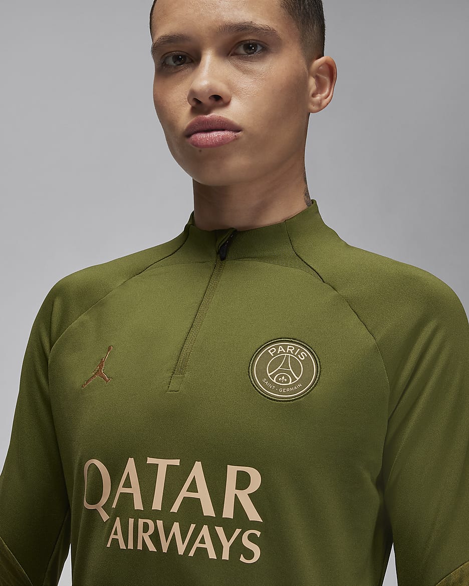 Paris Saint-Germain Strike Fourth Women's Jordan Dri-FIT Football Drill Top. Nike CH