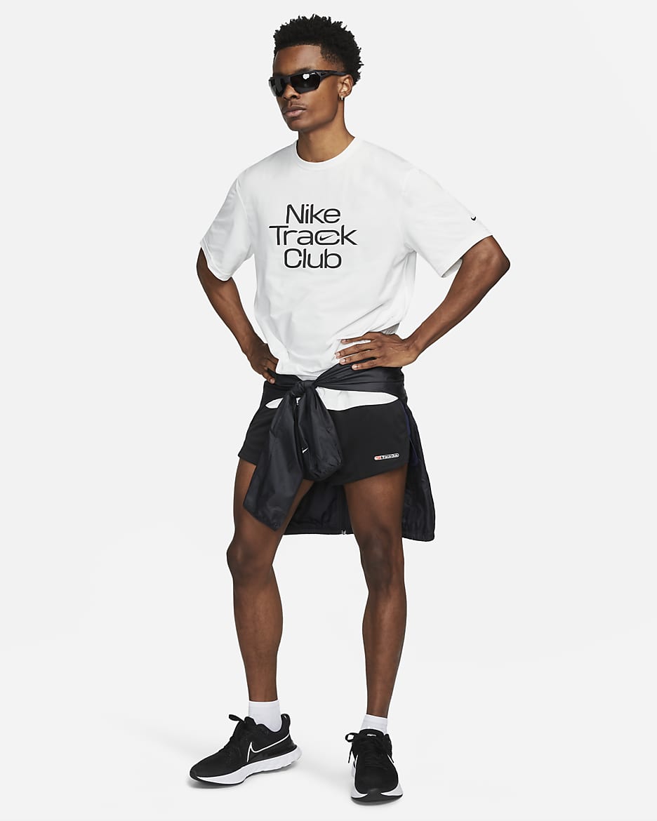 Nike Track Club Men's Dri-FIT Short-Sleeve Running Top. Nike.com