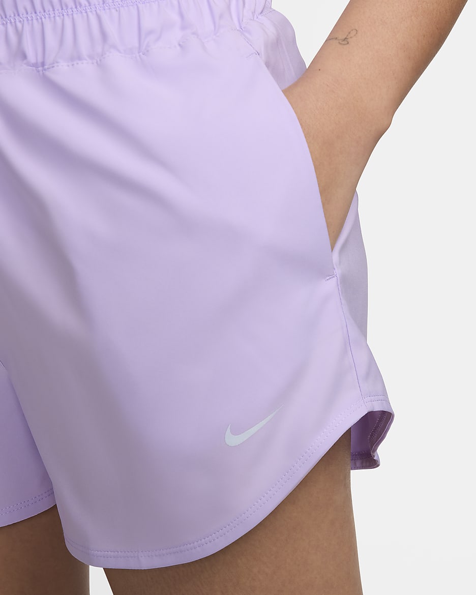 Nike One Women's Dri-FIT Ultra High-Waisted 3" Brief-Lined Shorts. Nike.com
