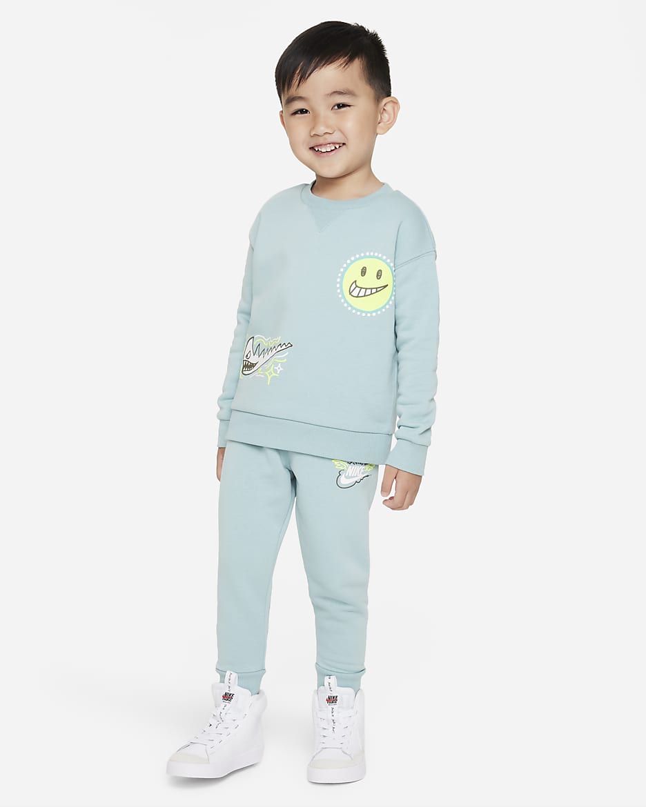 Nike Sportswear "Art of Play" Fleece Crew Set Toddler 2-Piece Set. Nike JP