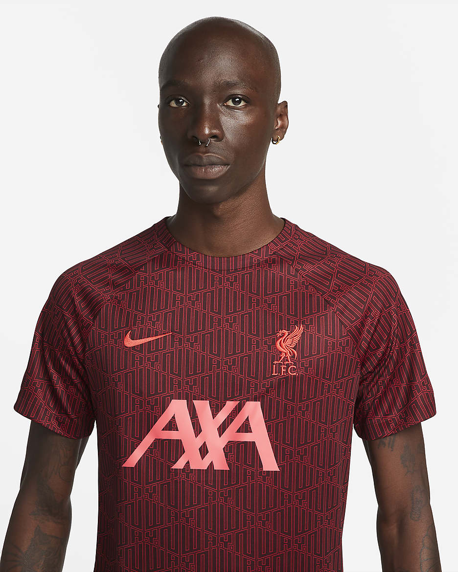 Liverpool F.C. Men's Nike Dri-FIT Pre-Match Football Top. Nike IN