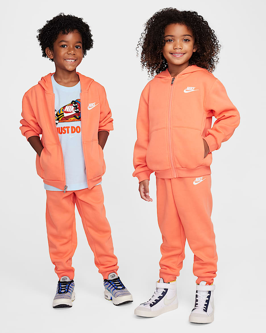 Nike Full-Zip Club Set Little Kids 2-Piece Hoodie Set. Nike.com