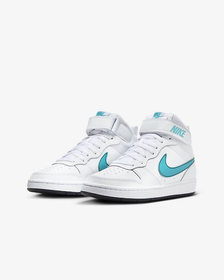 Nike Court Borough Mid 2 Big Kids' Shoes. Nike.com