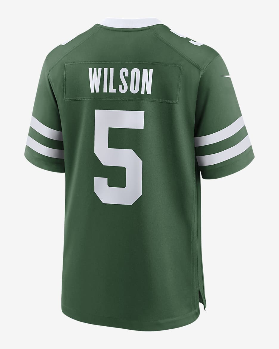 Jersey de fútbol americano Nike de la NFL Game para hombre Garrett Wilson New York Jets. Nike.com