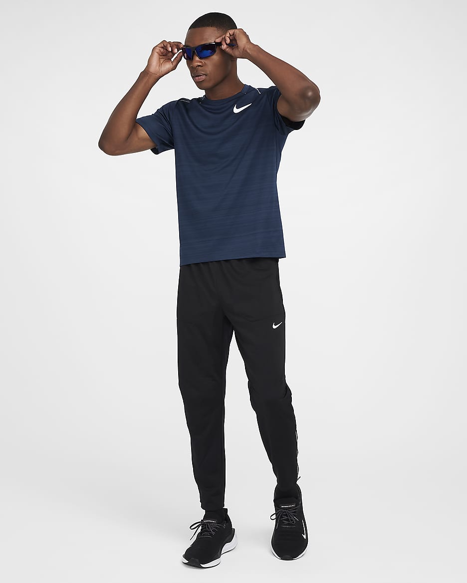 Nike Miler Hardlooptop met korte mouwen voor heren. Nike NL
