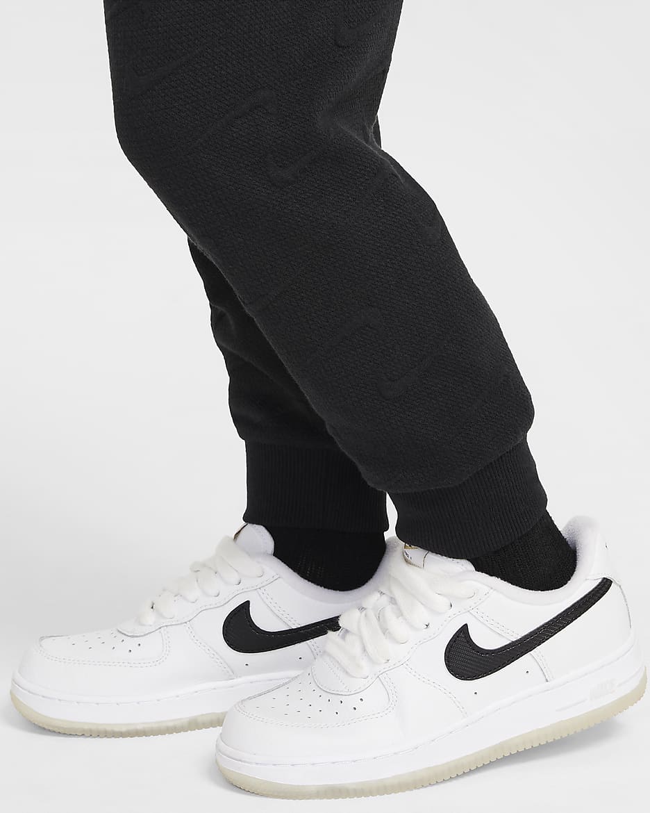 Nike Sportswear Powder Play Younger Kids' 2-Piece Jacquard Crew Set. Nike IE