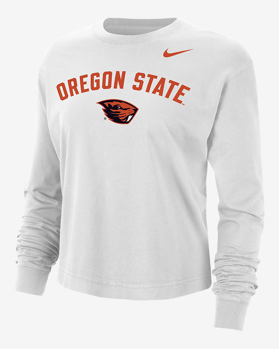 Oregon State Men's Nike College Long-Sleeve Boxy T-Shirt. Nike.com