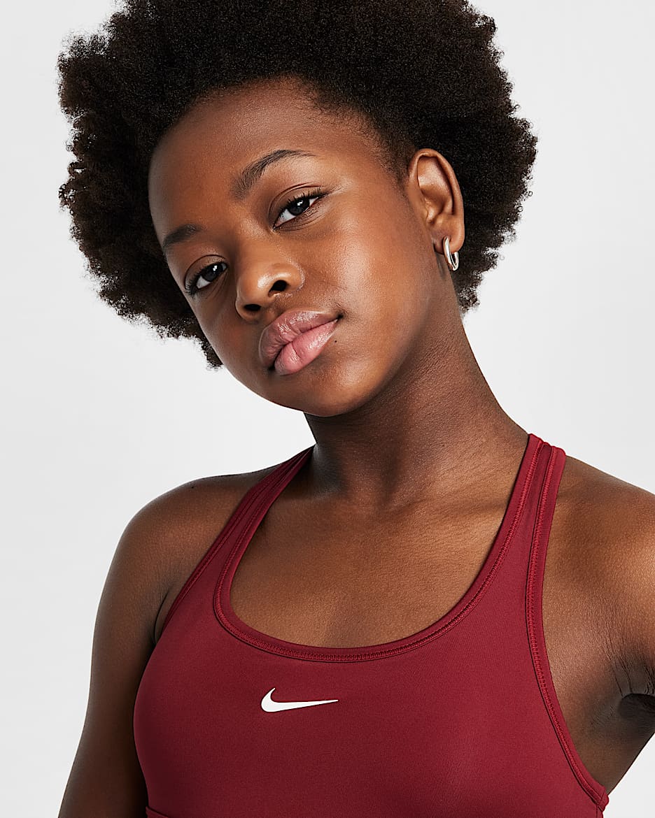 Nike Swoosh Older Kids' (Girls') Sports Bra. Nike UK