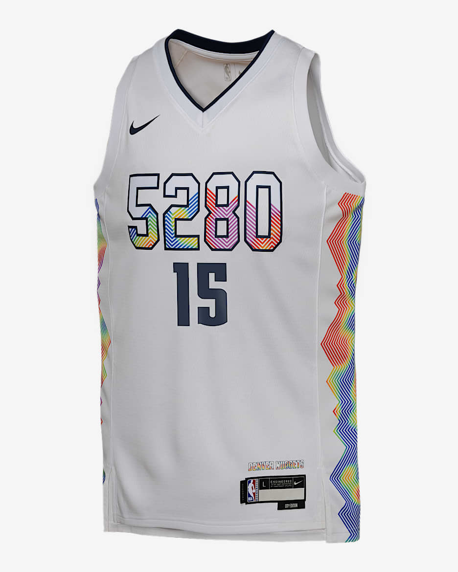 Nikola Jokić Denver Nuggets 2024/25 City Edition Big Kids' Nike Dri-FIT ...