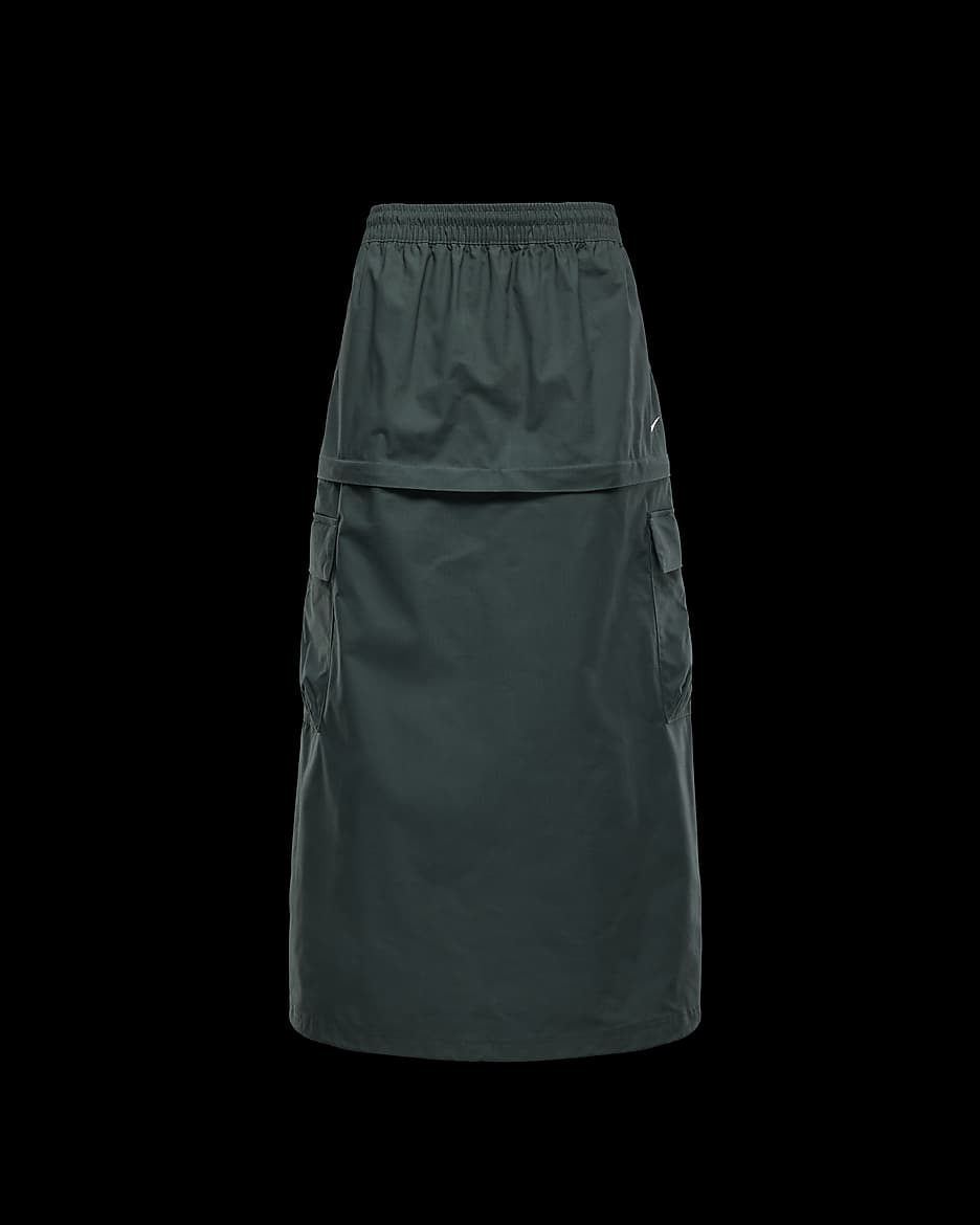 Nike Sportswear Essential Women's Mid-Rise Woven Cargo Midi Skirt. Nike UK