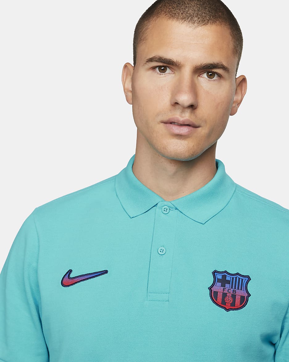 F.C. Barcelona Men's Polo. Nike MY