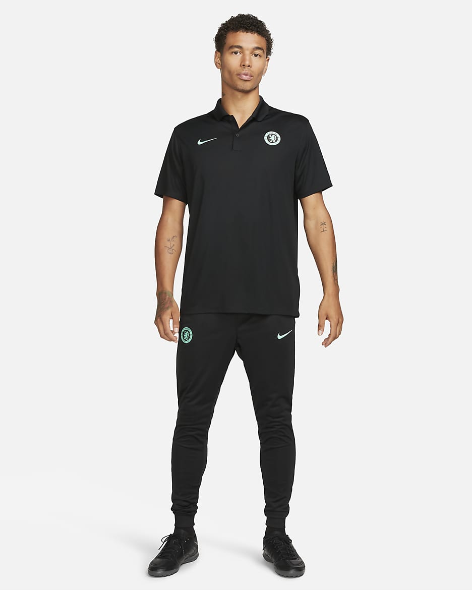 Chelsea F.C. Strike Third Men's Nike Dri-FIT Football Tracksuit Bottoms. Nike IL