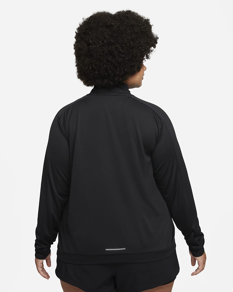 Nike Dri-FIT Swoosh Women's 1/4-Zip Long-Sleeve Running Mid Layer (Plus ...