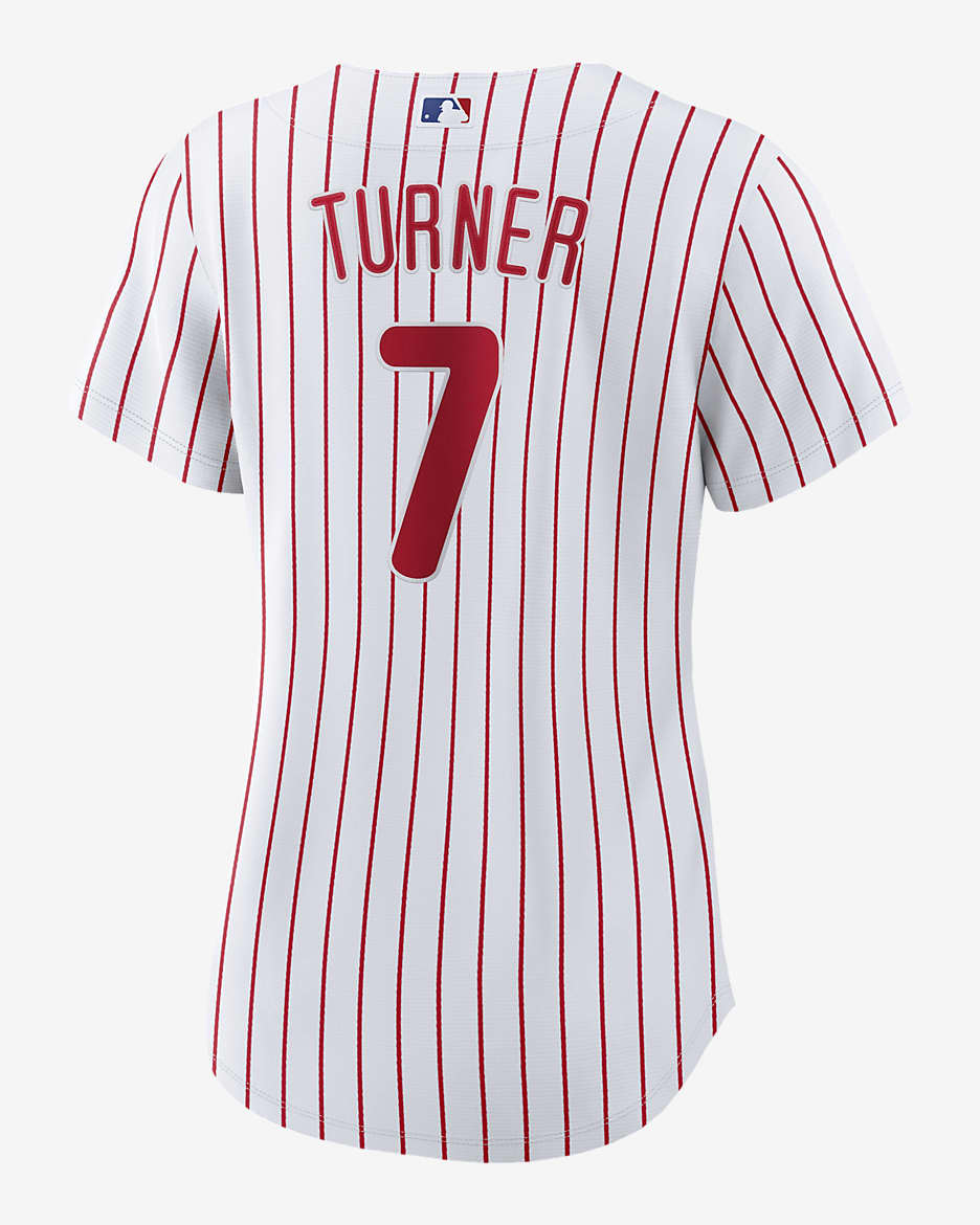 MLB Philadelphia Phillies (Trea Turner) Women's Replica Baseball Jersey ...