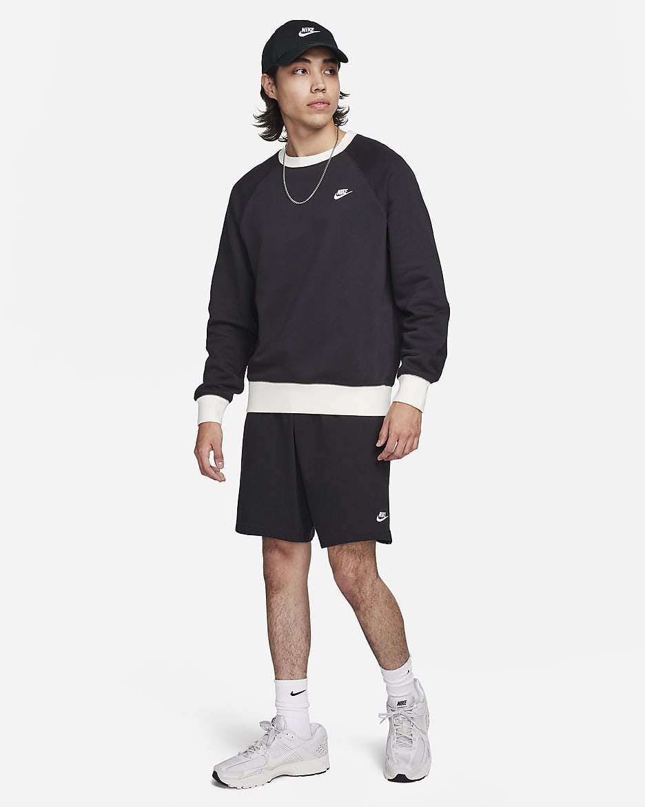 Nike Club Fleece Men's Long-Sleeve Raglan Crew. Nike HR
